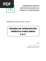 Ficha Técnica Test de Cat | PDF | Psicoanálisis | Conceptos psicologicos