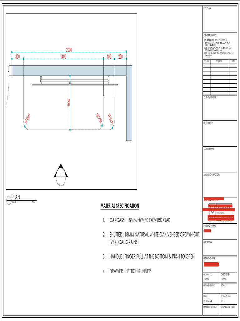 Dresser Unit Drawings Shop Drawings | PDF | Chest Of Drawers