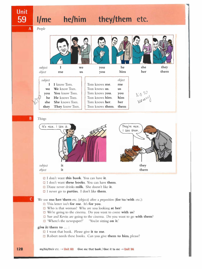 Presentation Object Pronouns | PDF