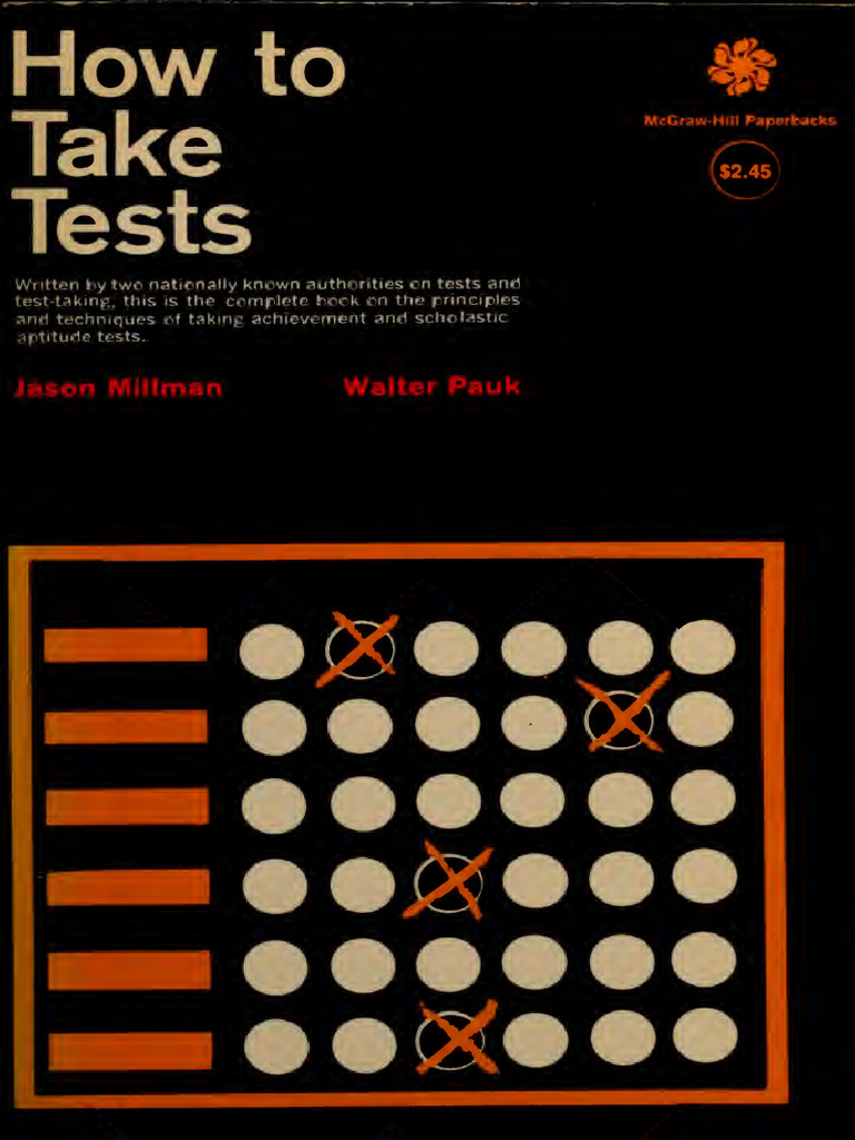 How To Take Tests - Jason Millman, Walter Pauk | PDF | Reading ...