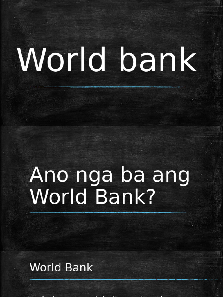 World Bank | PDF