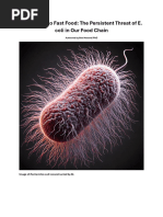 FDA - CFSAN BAM - Escherichia Coli & The Coliform Bacteria | PDF ...