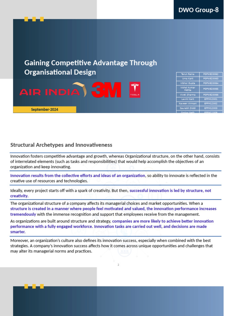 Organisation Structure v5 | PDF | Innovation | Organizational Structure