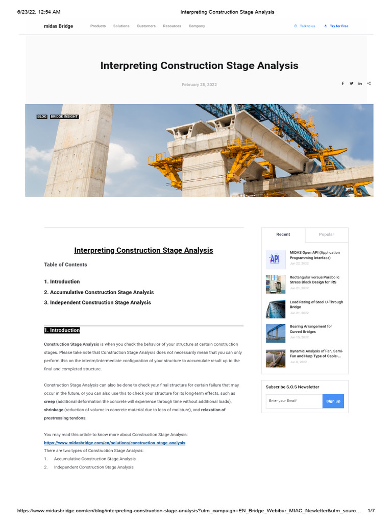 Construction Stage Analysis Explained | PDF | Beam (Structure) | Civil Engineering