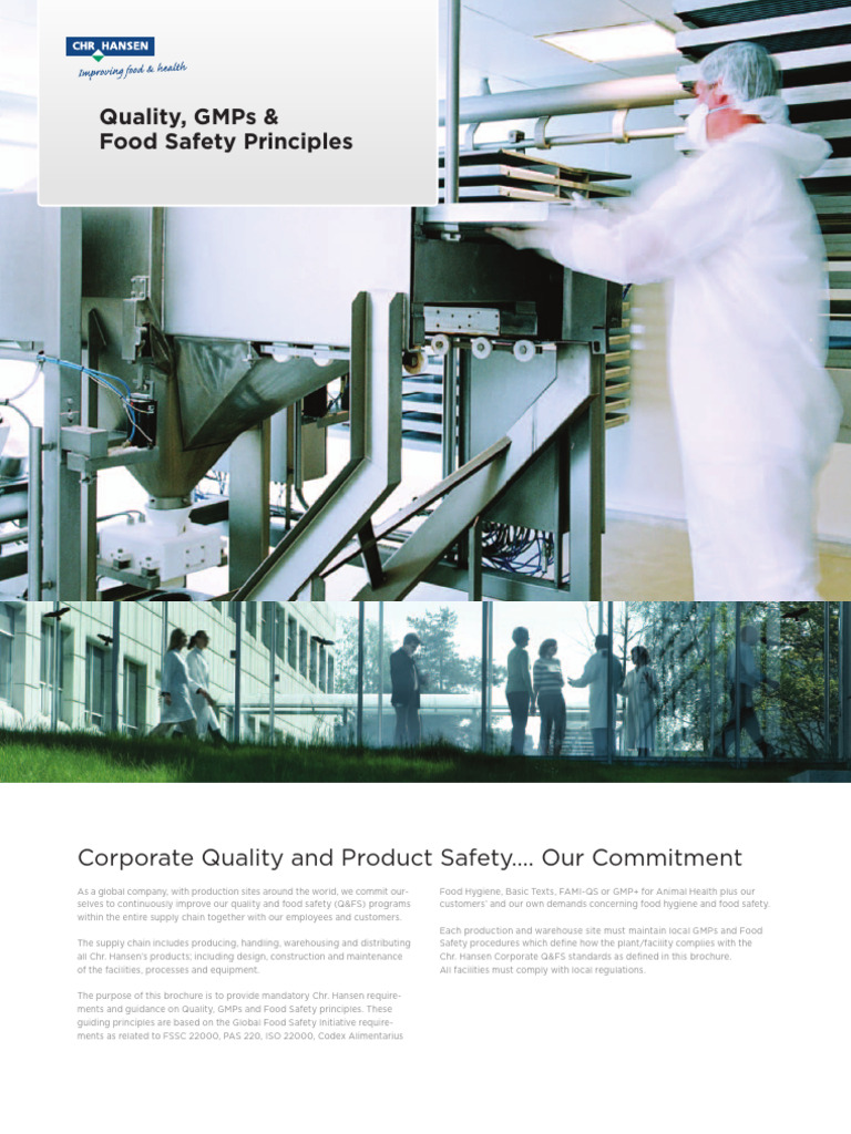 Quality-GMP Food Safety Principles | PDF | Food Safety | Verification ...