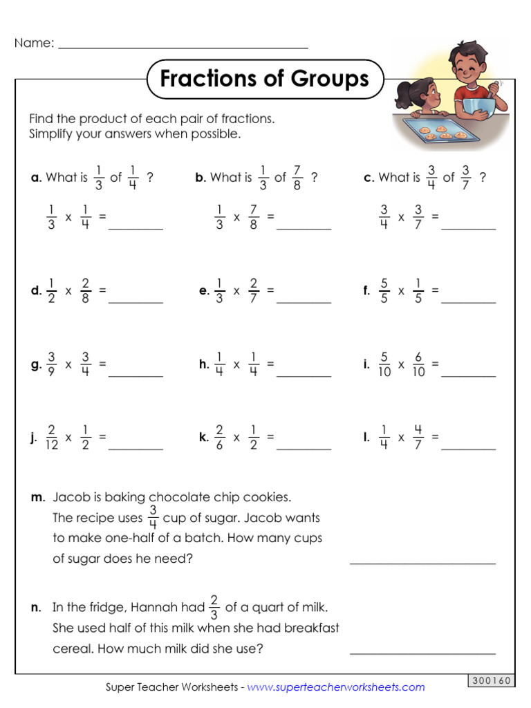 Multiplying Fractions | PDF