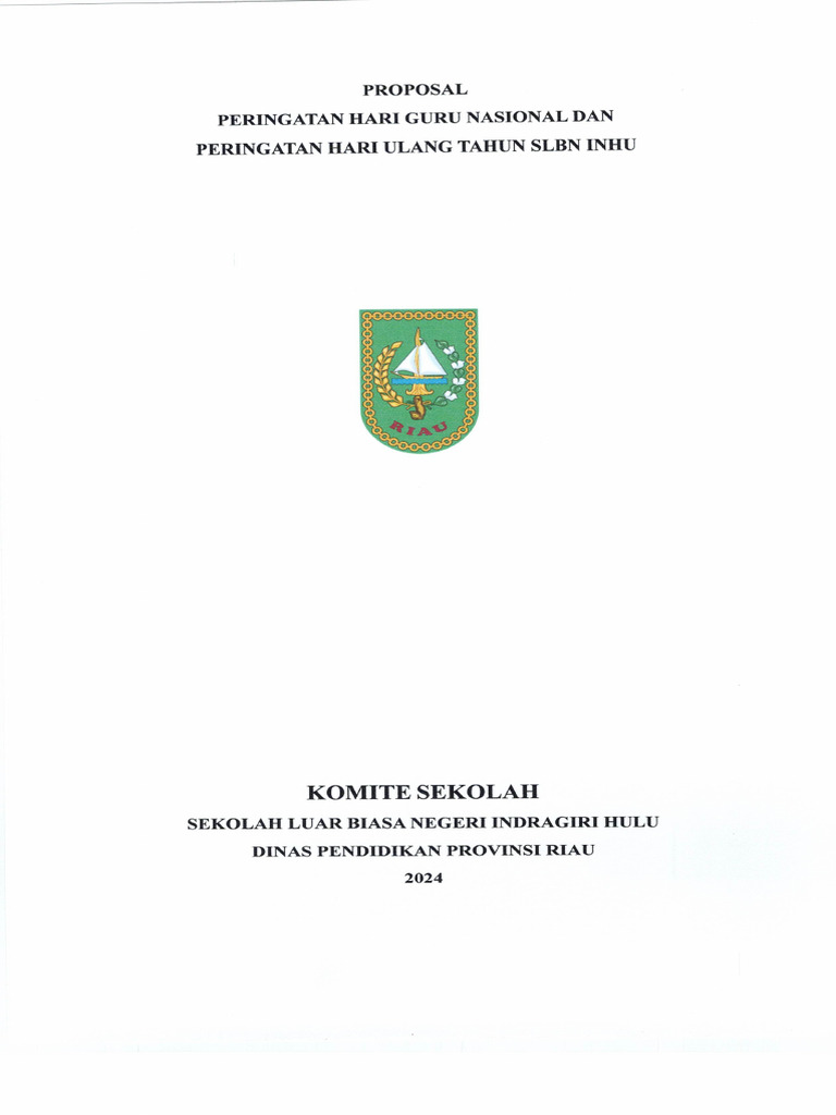 Proposal Hari Guru | PDF