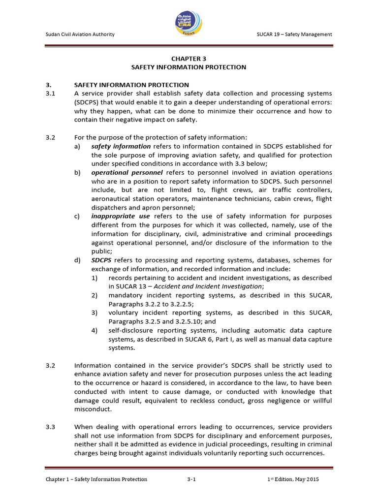 Chapter 3 - Safety Data Protection, Final | PDF | Information | Justice