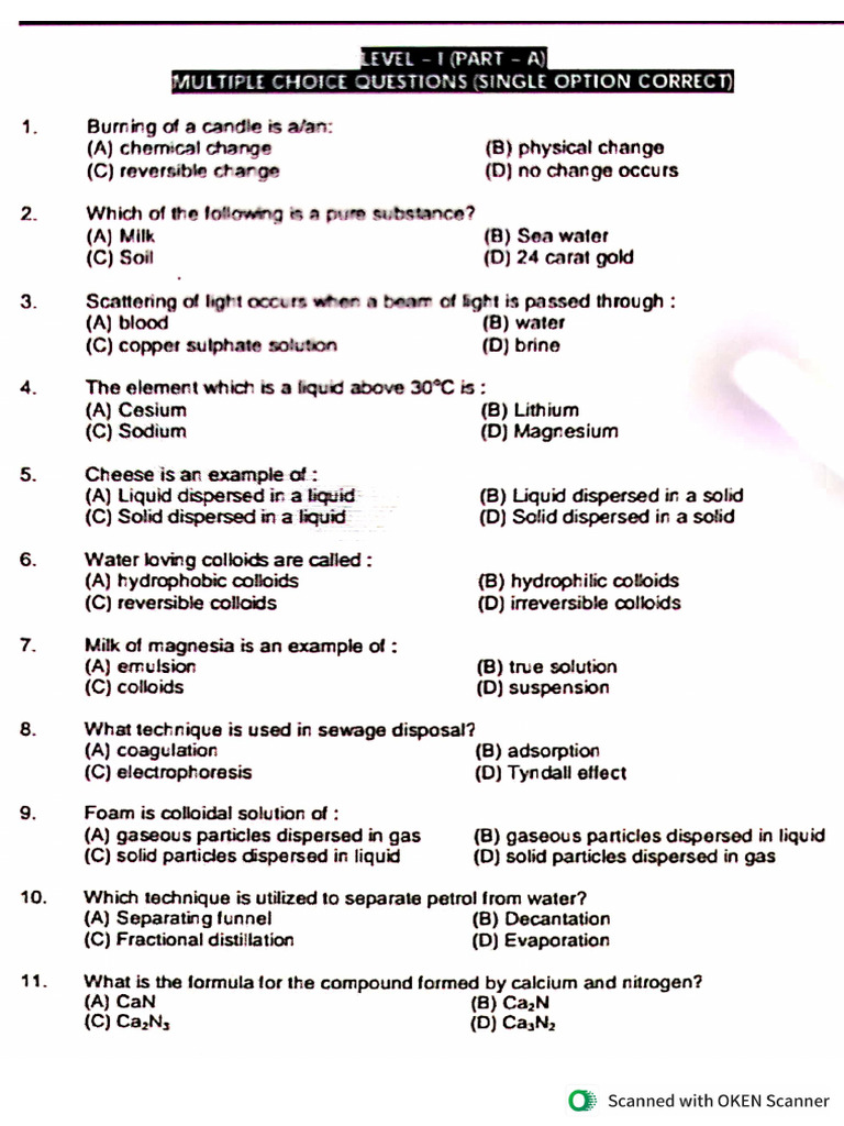 Chemistry p-2 Compendium | PDF