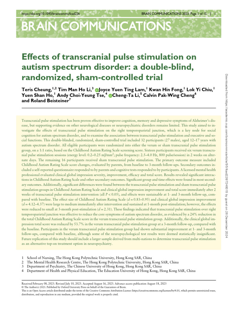 Stroop Test | PDF | Magnetic Resonance Imaging | Autism Spectrum