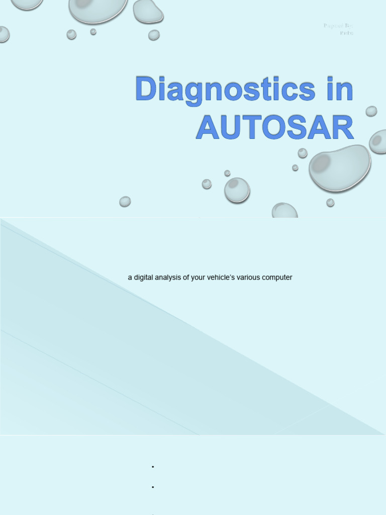 Diagnostics in AUTOSAR 1705029872 | PDF | Computer Architecture | Computer Science