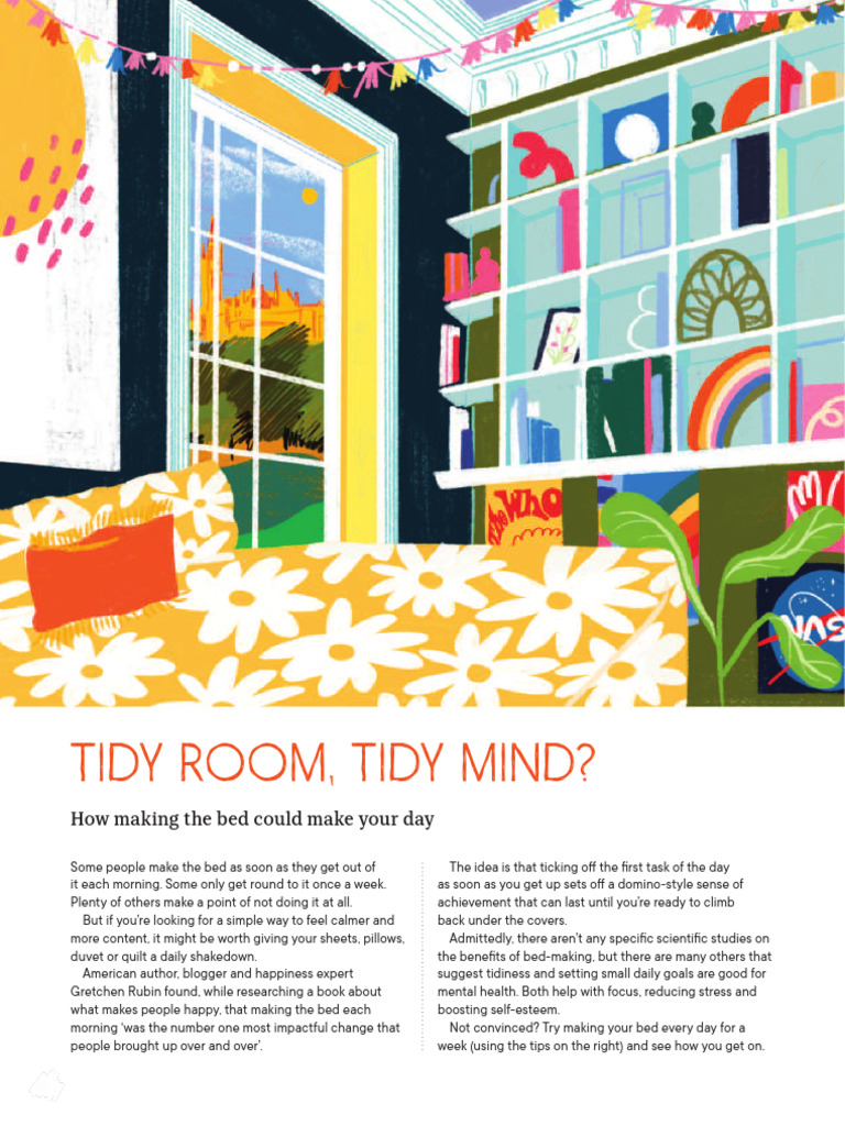 Tidy Room Tidy Mind | PDF | Bed | Furniture