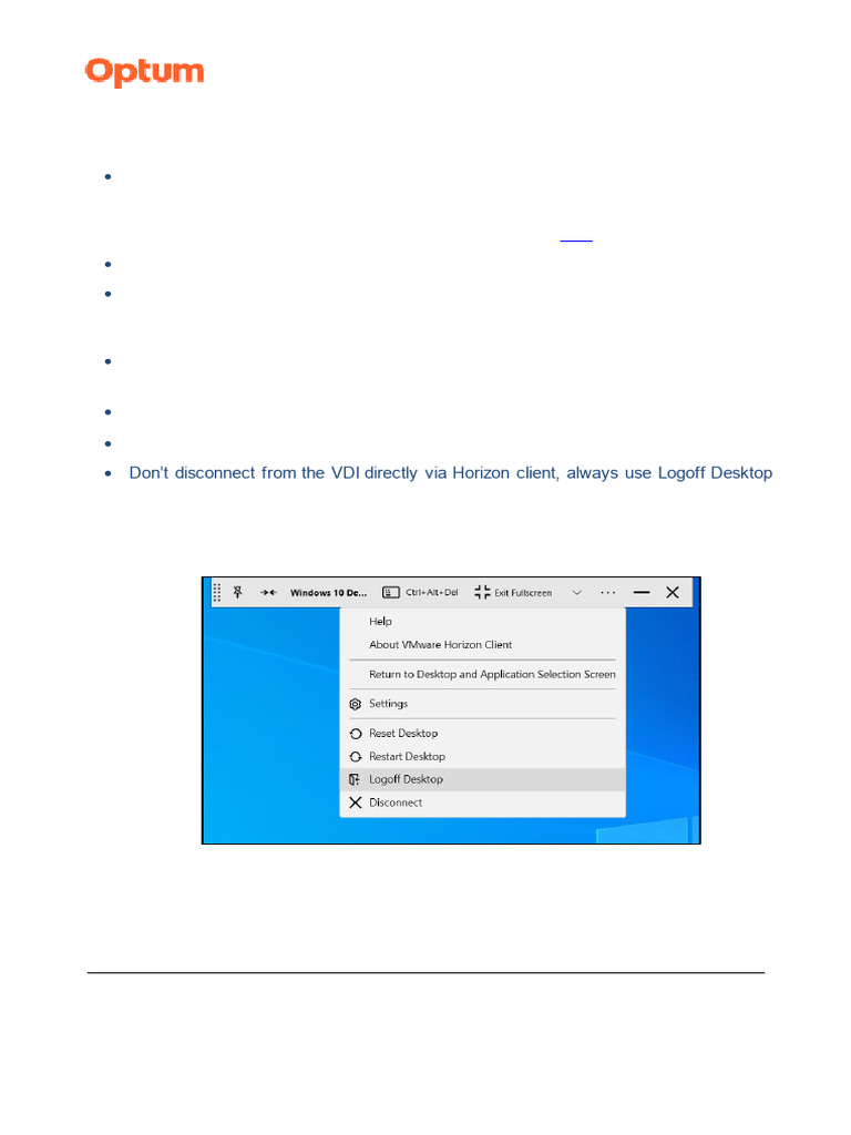 Optum VDI Best Practices_V2 | PDF | Desktop Virtualization | Computer File