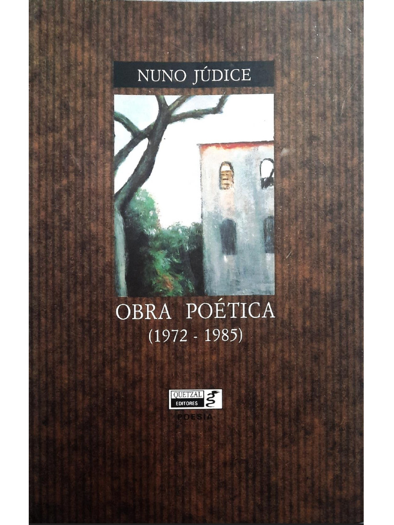 Nuno Judice - Obra Poética | PDF