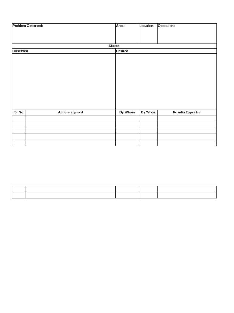 04 Action Blank Format | PDF