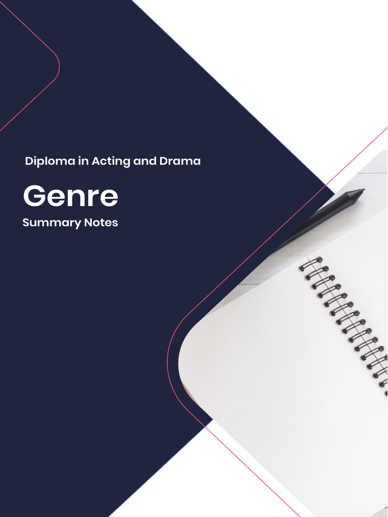 Acting and Drama Lesson 8 Notes | PDF | Tragedy | Comedy