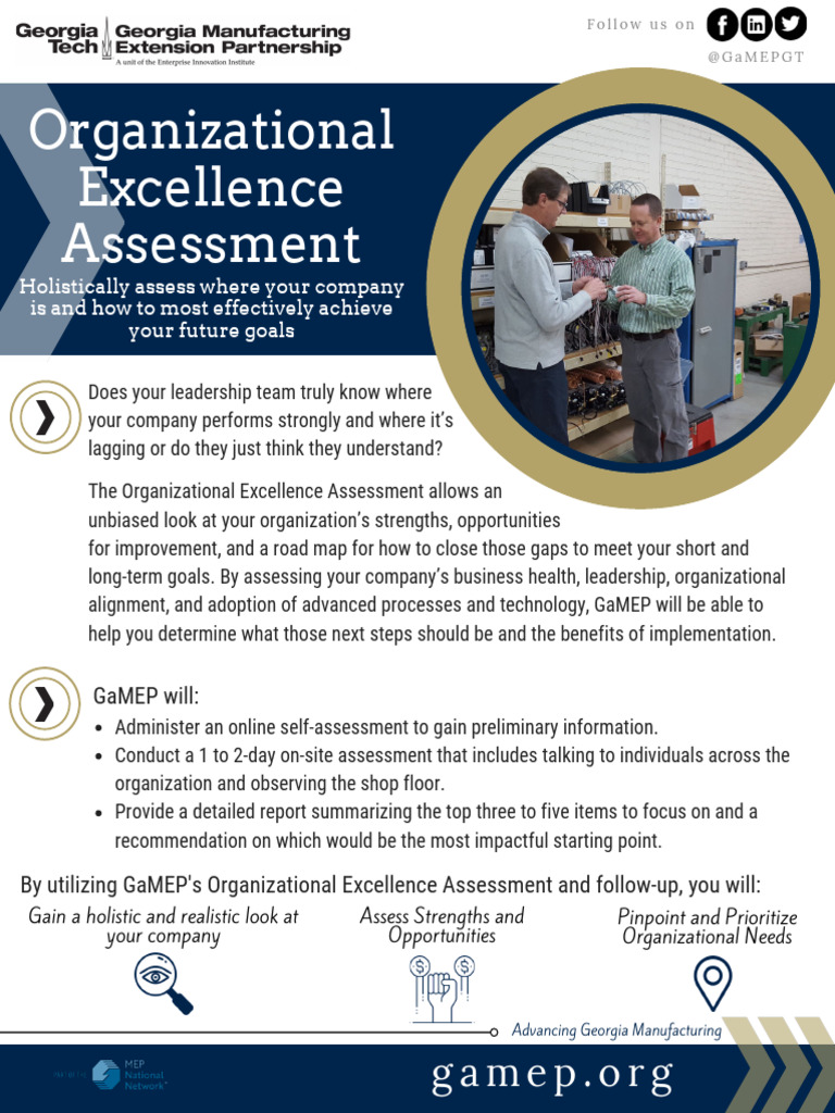 Organizational-Excellence-Assessment-Flyer | PDF | Sustainability ...