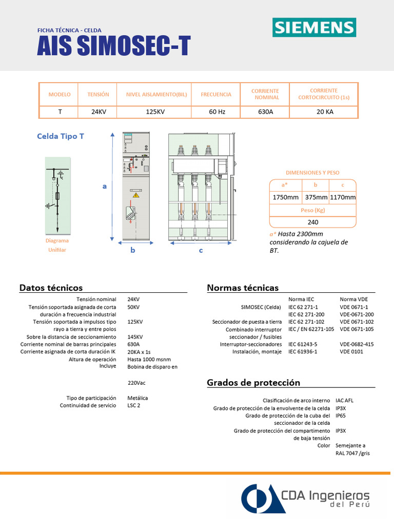 FT Simosec T | PDF | Equipo | Ingeniería de la Energía