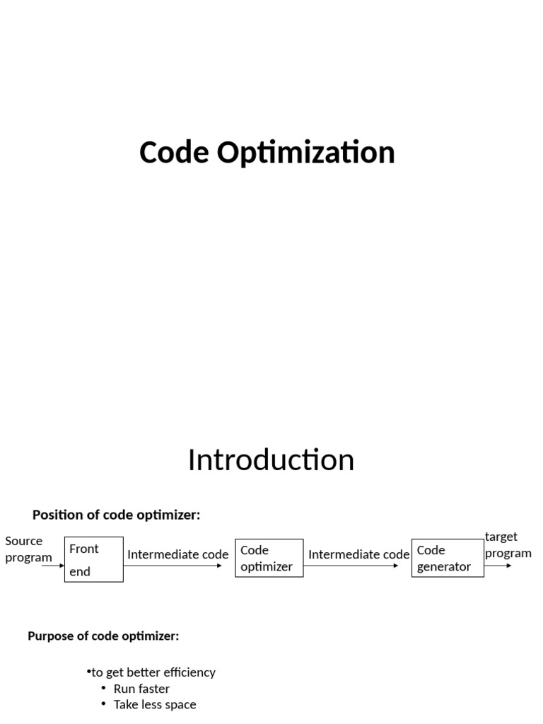 Code Optimization | PDF | Mathematical Relations | Graph Theory Code Optimization | PDF | Mathematical Relations | Graph Theory