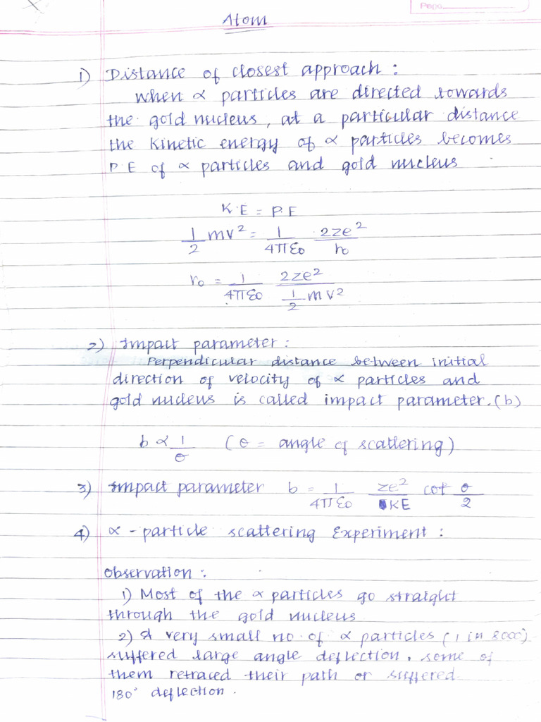ATOM | PDF | Chemistry | Applied And Interdisciplinary Physics