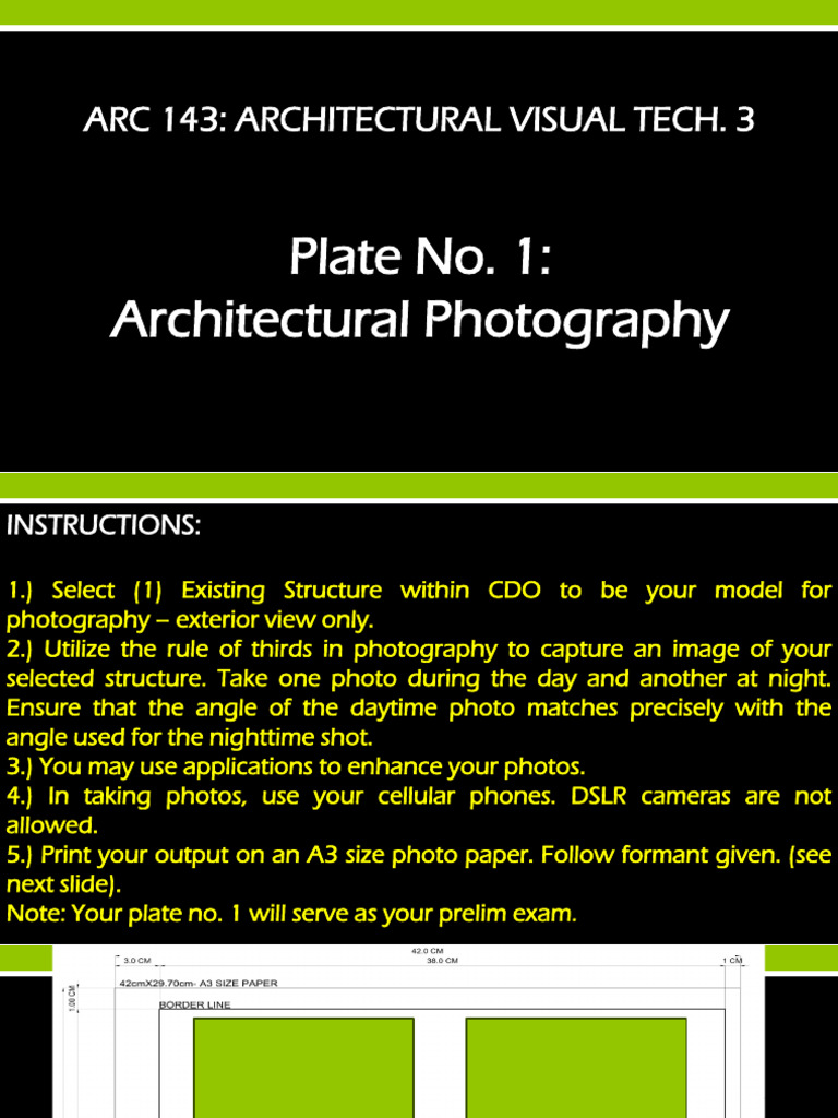 P1 Plate No. 1 - ARCHITECTURAL PHOTOGRAPHY | PDF