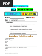 Class 1 Logical Reasoning | PDF | Rectangle | Elementary Geometry