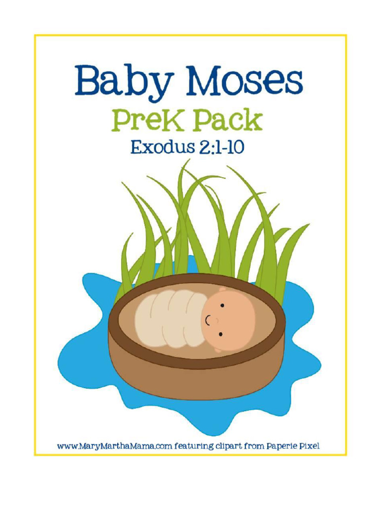 Baby Moses Prek Pack | PDF