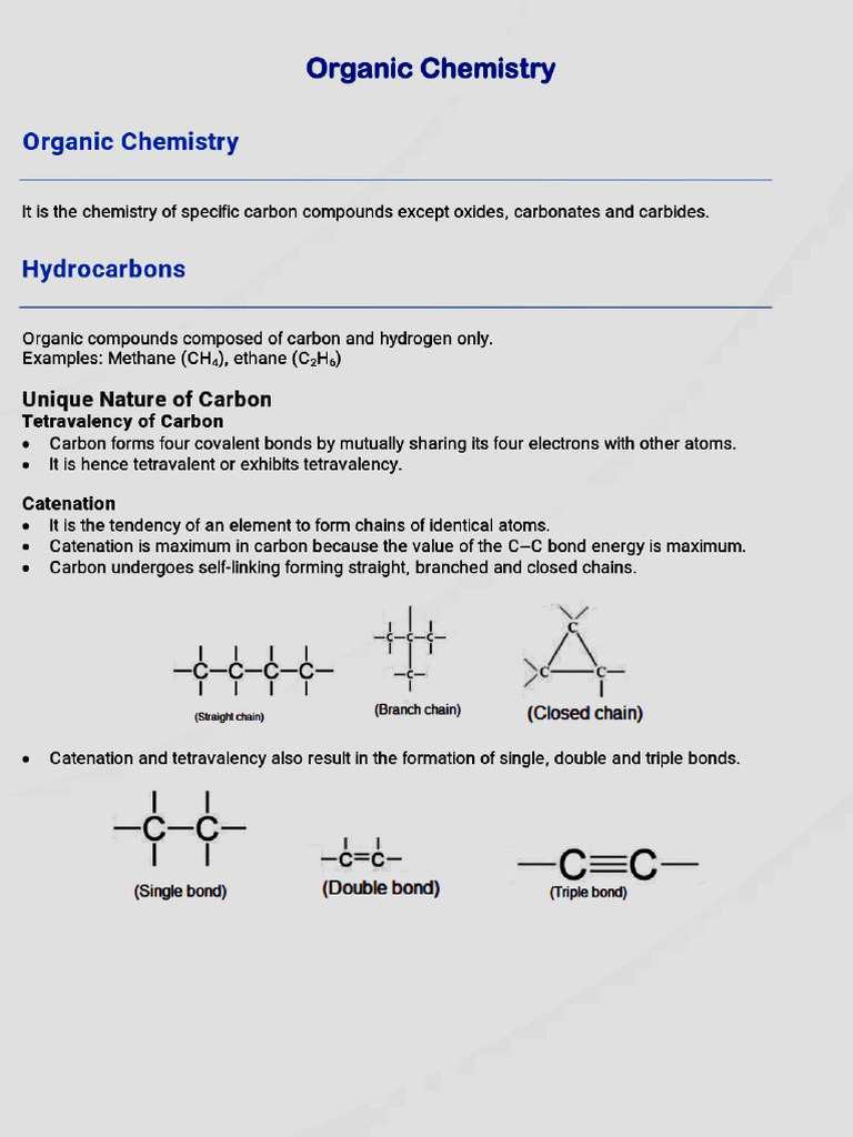 organic chemistry | PDF | Alkane | Carboxylic Acid