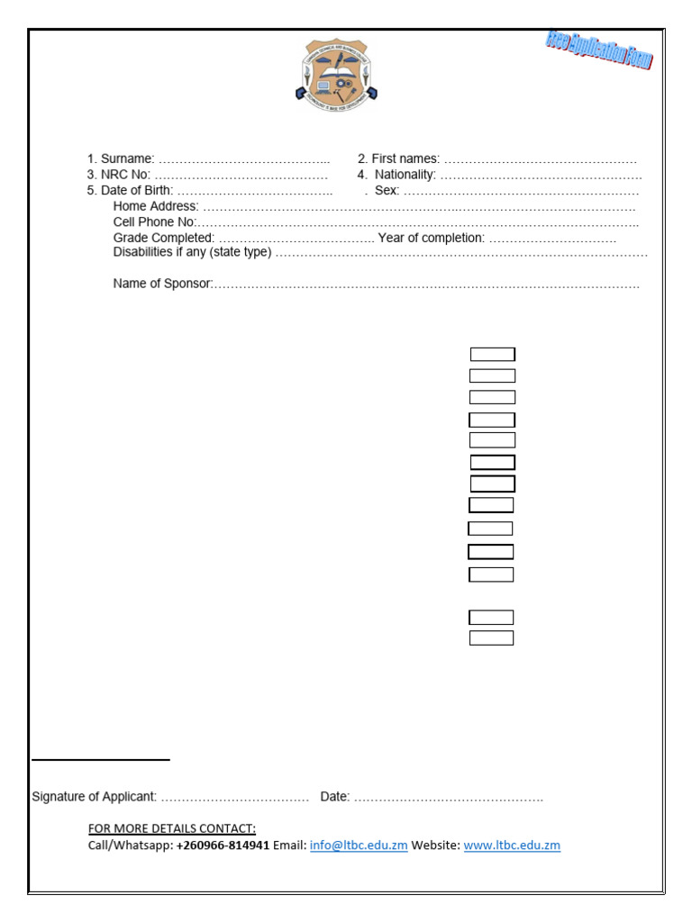2025 CDF Application Form | PDF