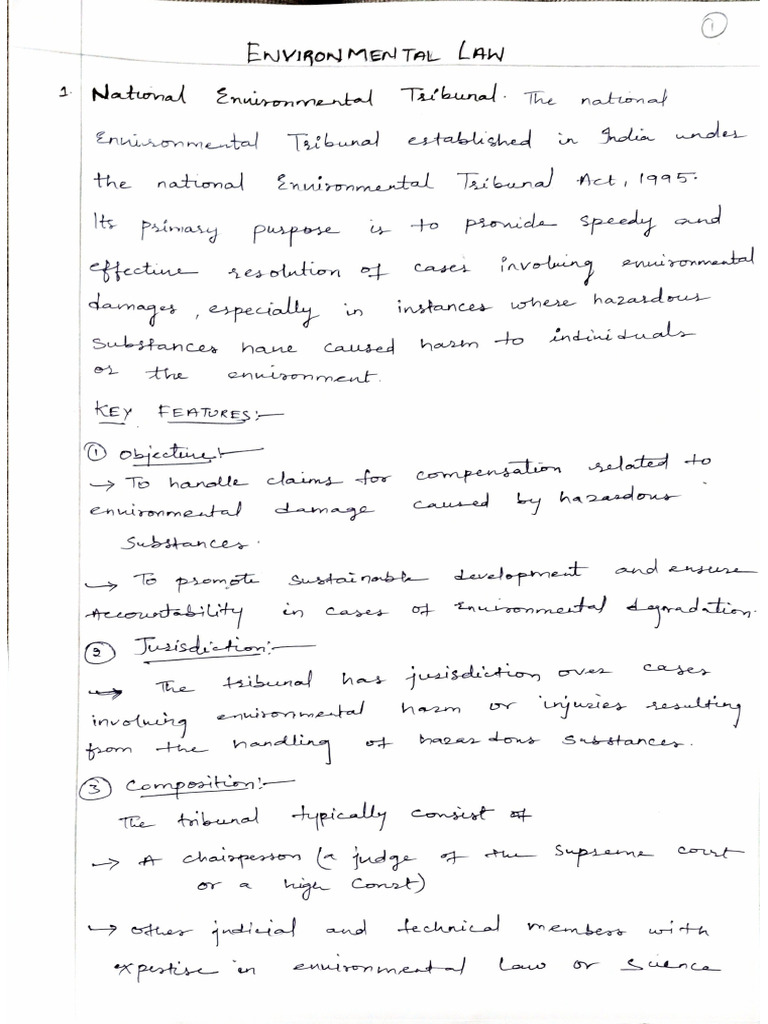 Environmental Law | PDF