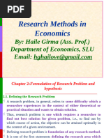 IDENTIFICATION AND SELECTION AND FORMuLATION OF RESEARCH PROBLEM | PDF ...