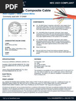Power Cable Data Sheet | PDF | Components | Force