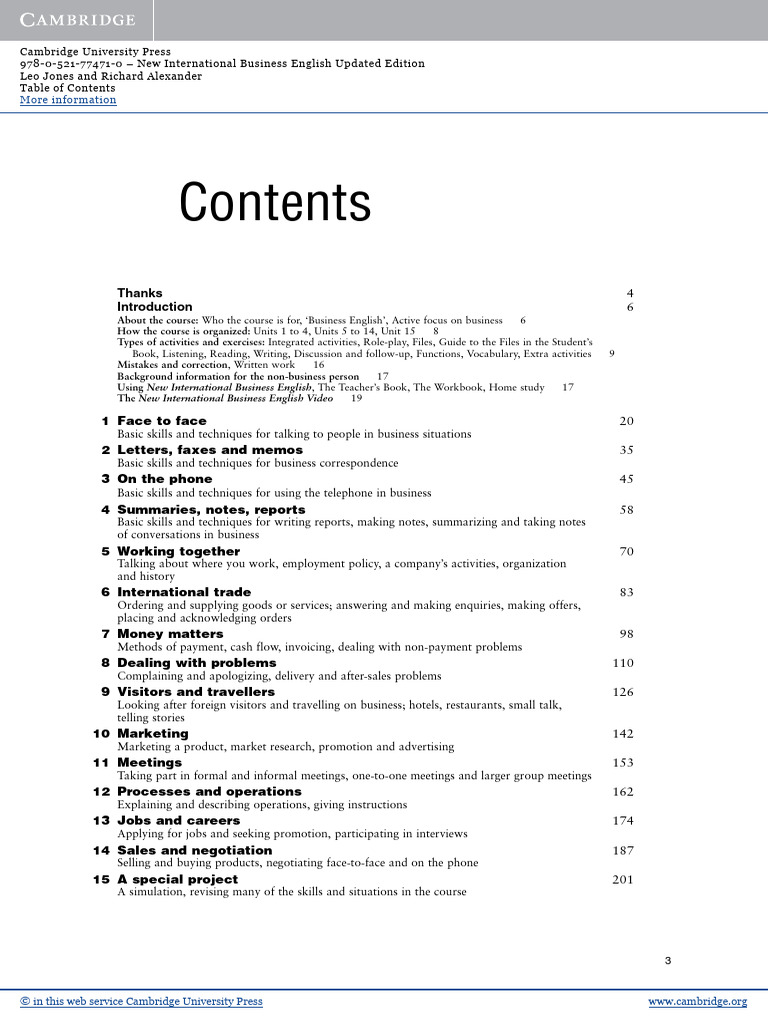 New International Business English Workbook | PDF | Human Communication