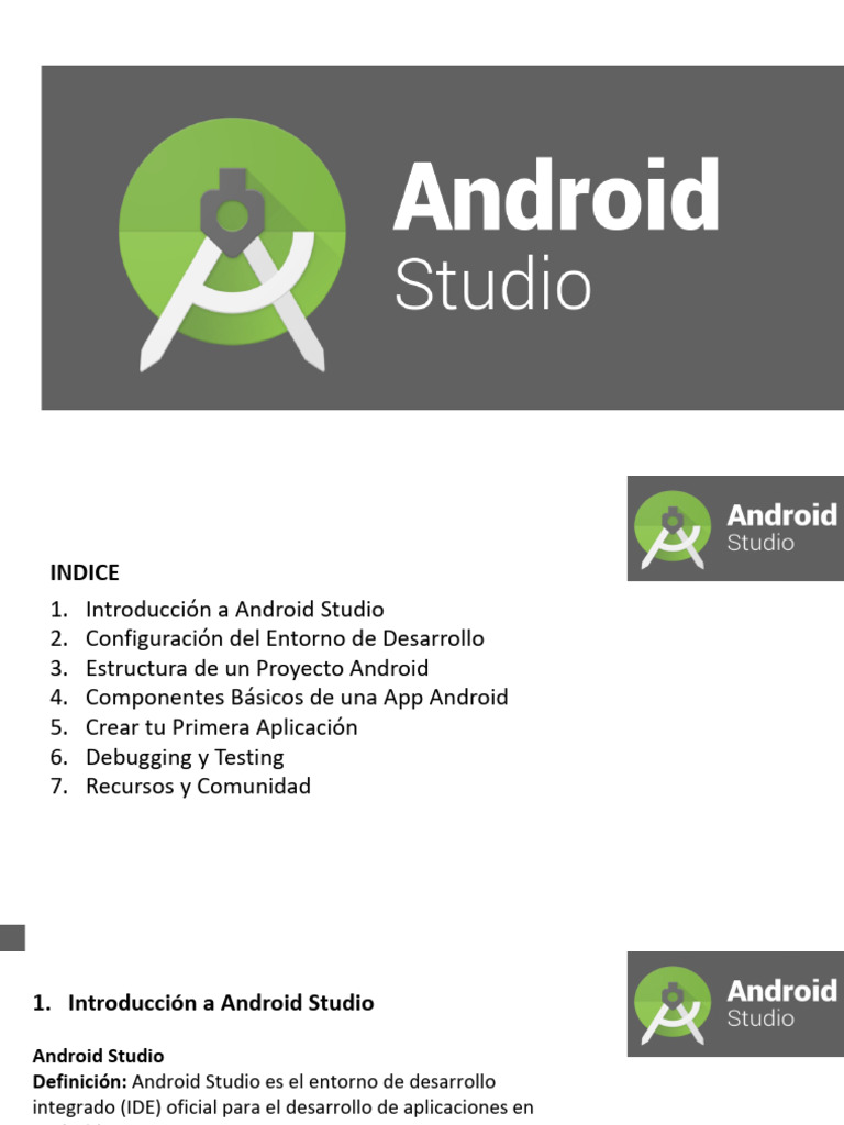Presentación Androd Studio | PDF | Entorno de desarrollo integrado ...