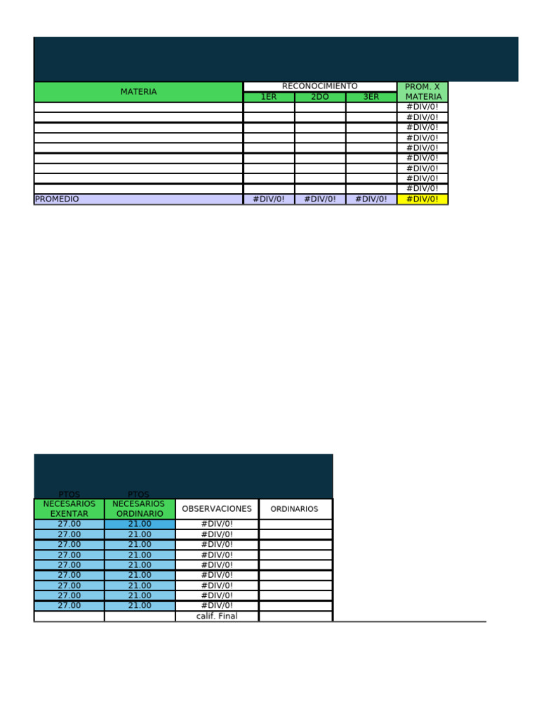 CONTROL ACADEMICO | PDF