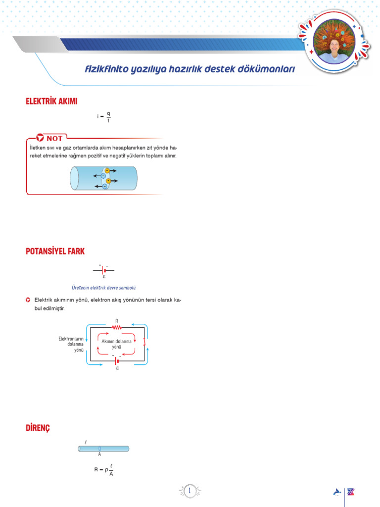 10.sinif Fizik 1.donem 2.yazili Genel Tekrar | PDF
