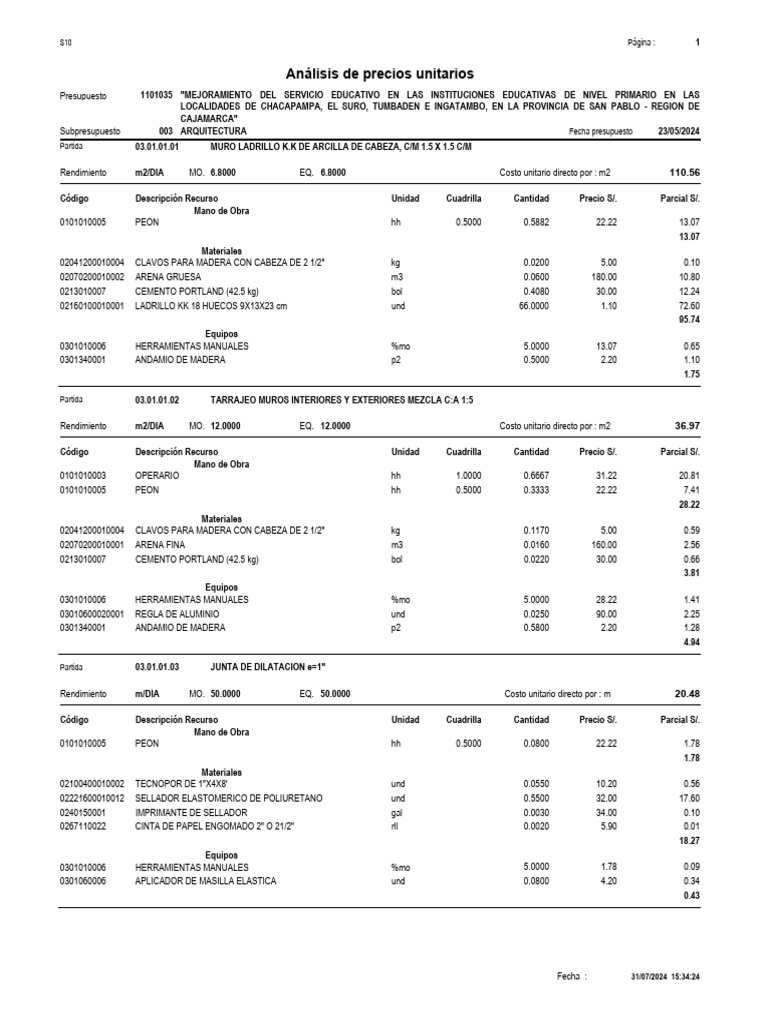 Apu Arquitectura | PDF | Materiales de construcción | Cemento