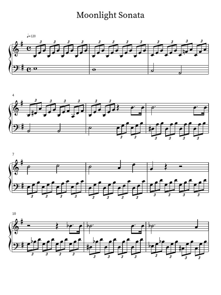 Moonlight Sonata | PDF