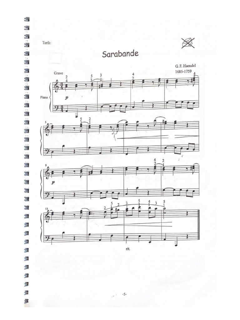 Sarabande | PDF