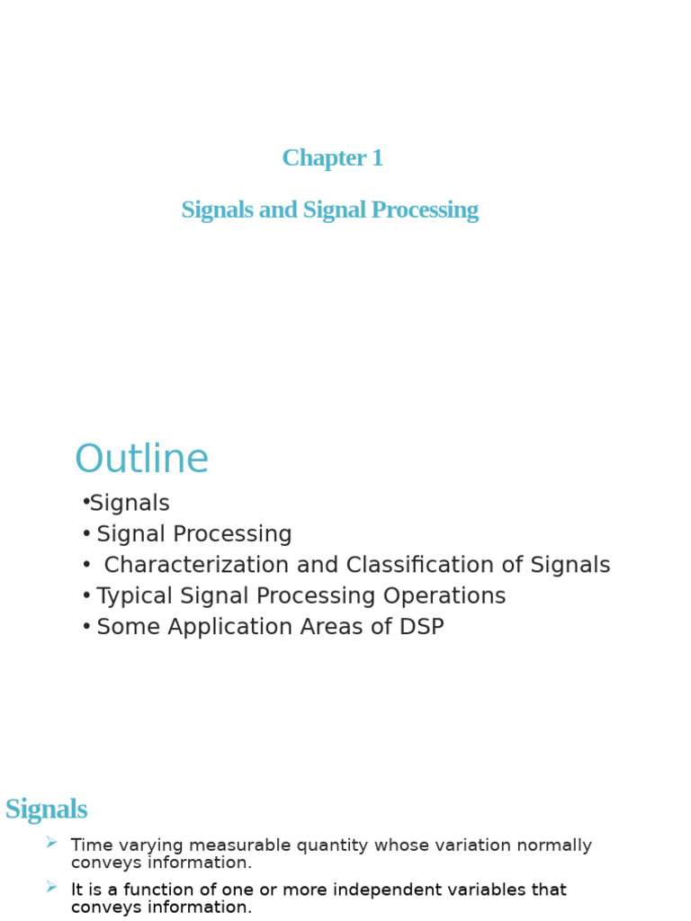 Chapter 1 copy | PDF | Analogue Electronics | Digital Signal Processing
