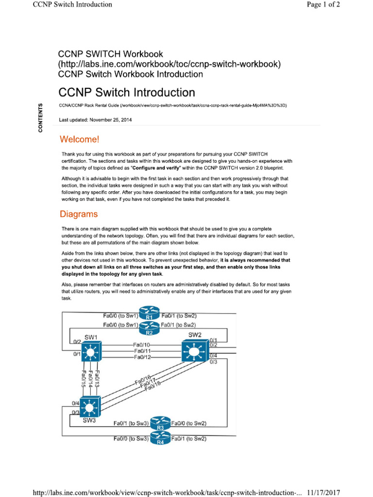 CCNP Switch Workbook1-0 | PDF