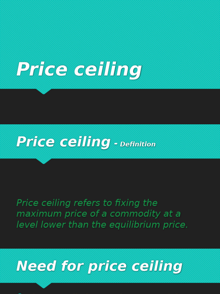 Price Ceiling | PDF