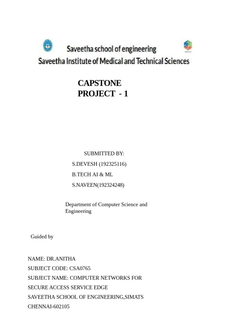 Project Paper (1) | PDF | Routing | Computer Network