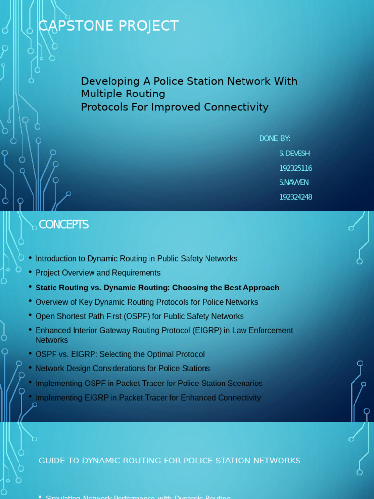 Capstone 1[1] - Read-Only (1) | PDF | Routing | Computer Network