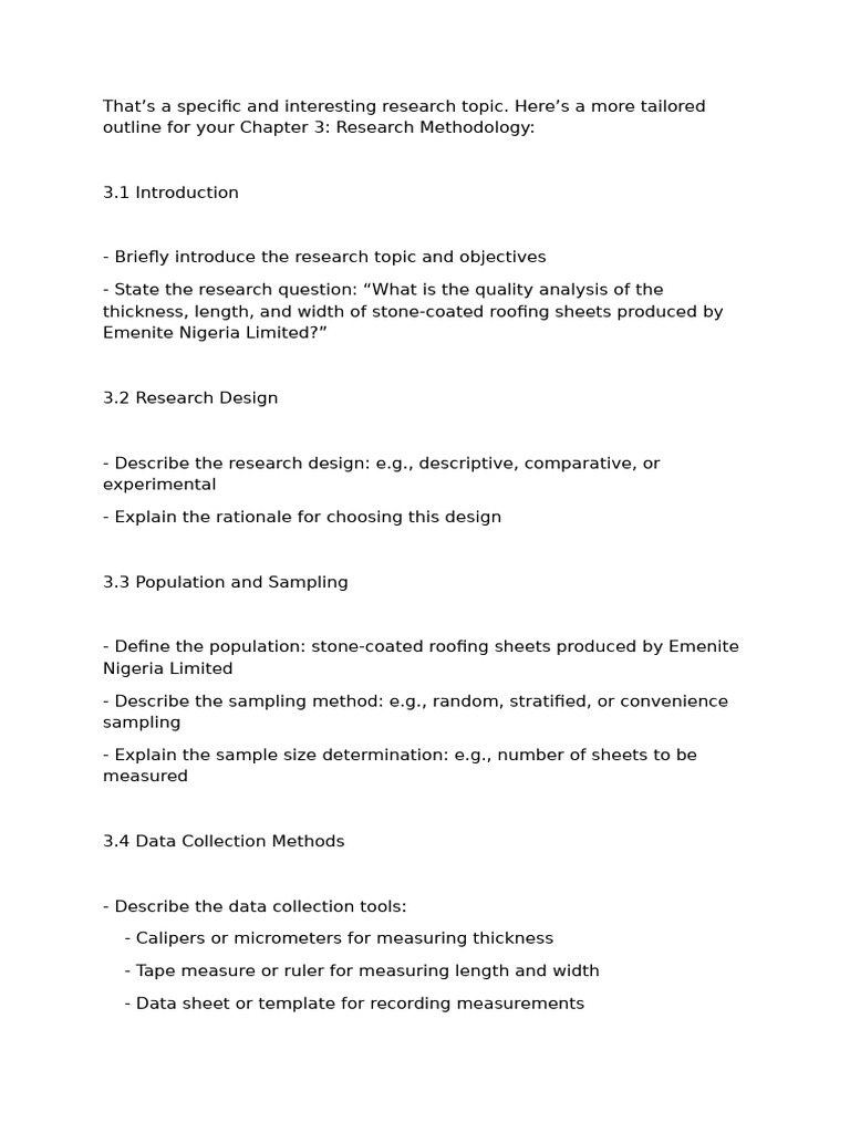 Research Methodology | PDF