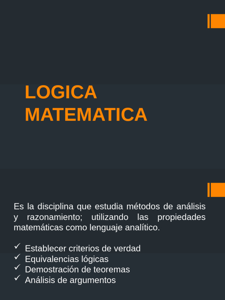 2.logica Matematica | PDF | Proposición | Lógica