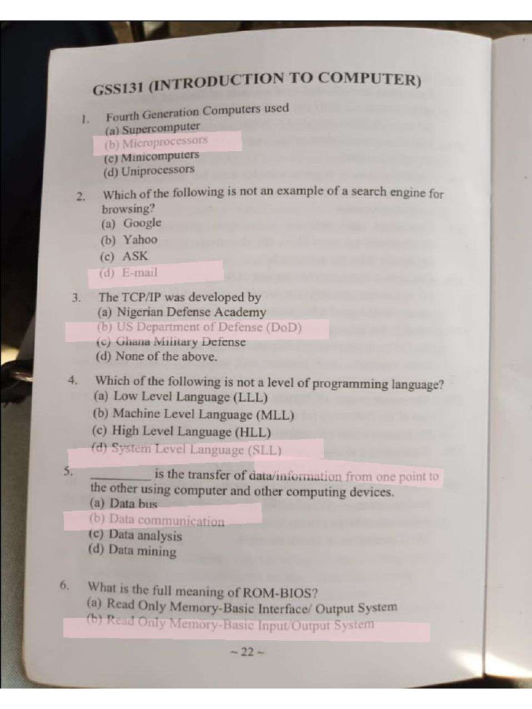 Gss Intro To Computer 1-1 | PDF