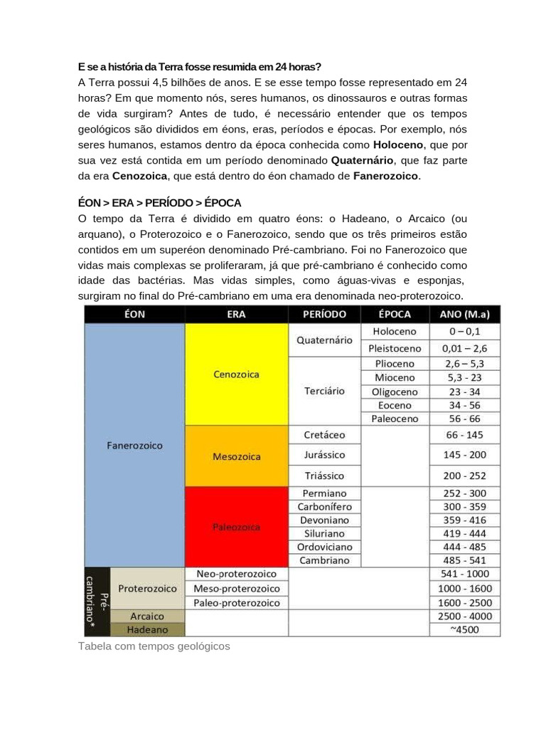 geologia resumo_afad903ff85278b2be3766ebdc6f9132 | PDF | Placas tectônicas | Terra