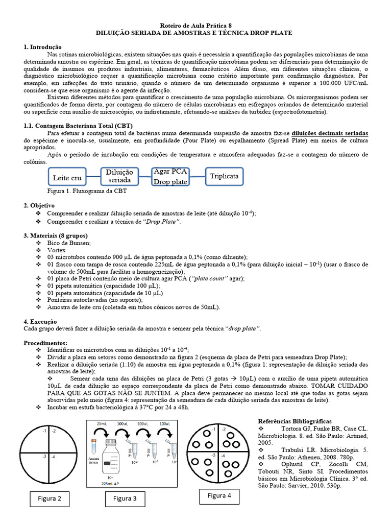 roteiro aula pratica 9 - Drop Plat - 1° Ali - MIC ...