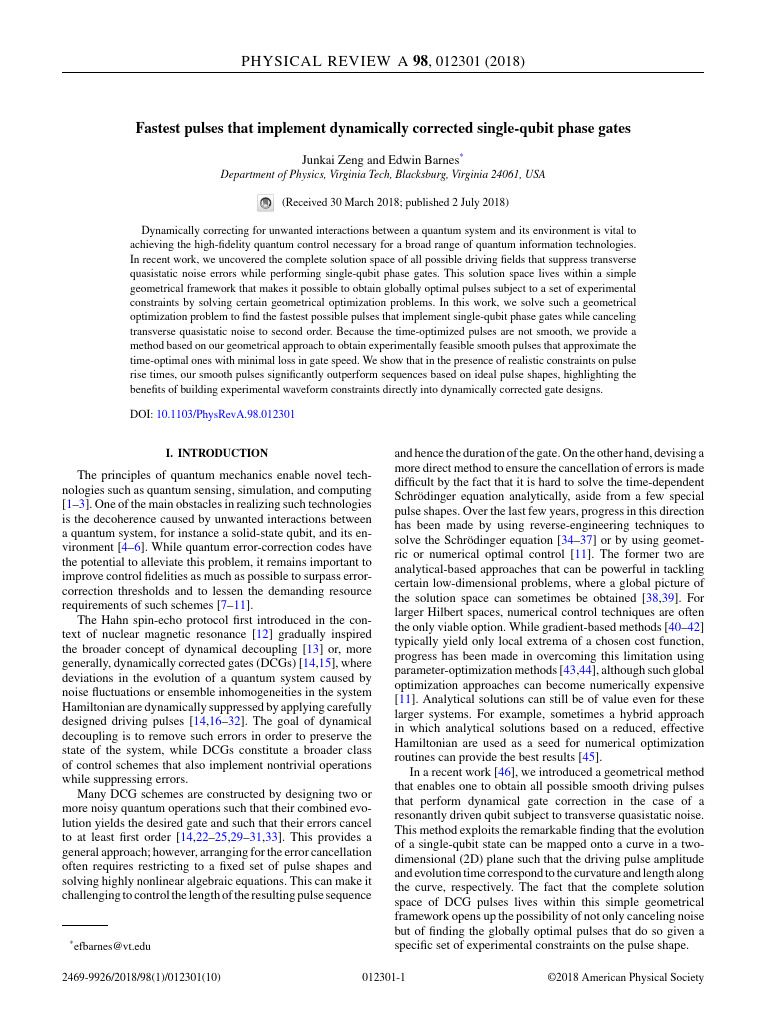 junkai time optimal | PDF | Theoretical Physics | Physics